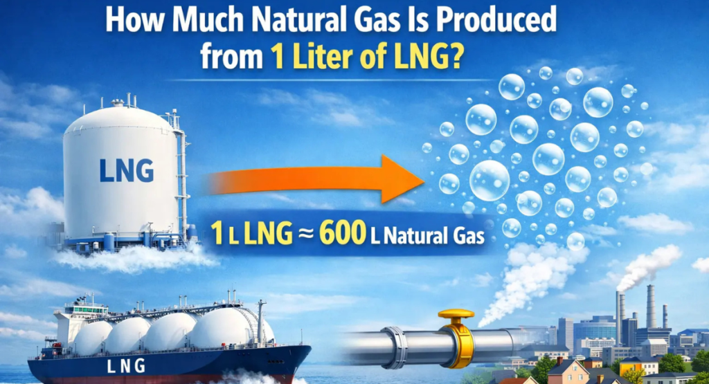 LNG Expansion Ratio Explained: How 1 Liter of LNG Becomes 600 Liters of Gas